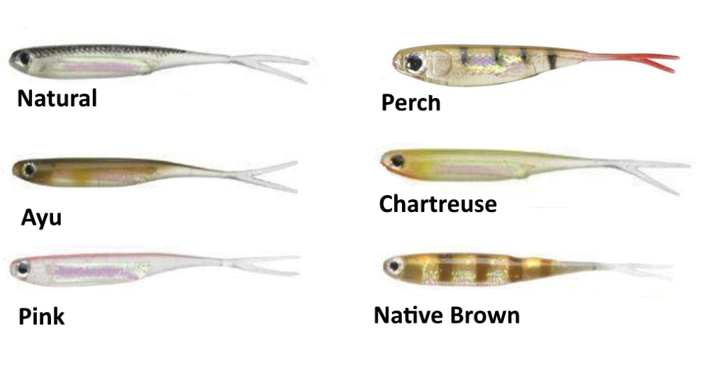 Barkley PowerBait Drop Shot Minnow 3" 6st - Green Trail Oy webbutik