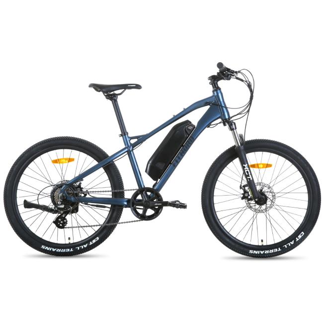 FitNord Ranger Jr elektrisk mountainbike 2023, blå (360Wh batteri) - Green Trail Oy webbutik